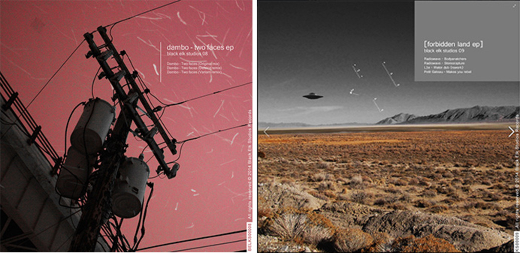 Abstract and effective music album cover design